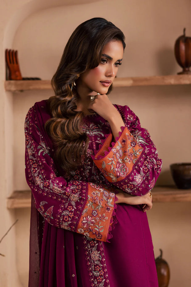 Zeva 3Pc - Embroidered Lawn Dress – Mughaliaz